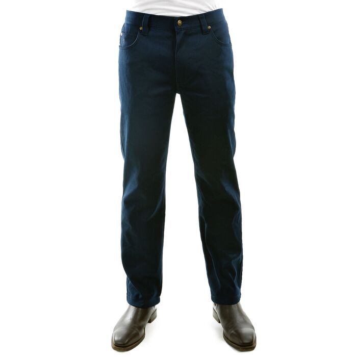 Jeans - Mens Stretch Stockman Comfort Waist Med-Reg-Straight 32 Leg ...