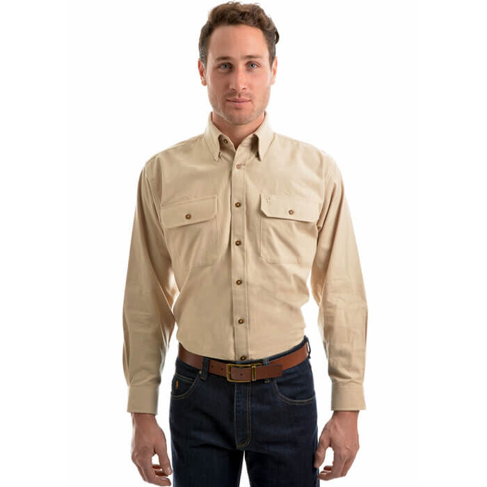 THOMAS COOK MENS BRUSHED MOLESKIN 2-POCKET L/S SHIRT | Kerrin J Walker ...